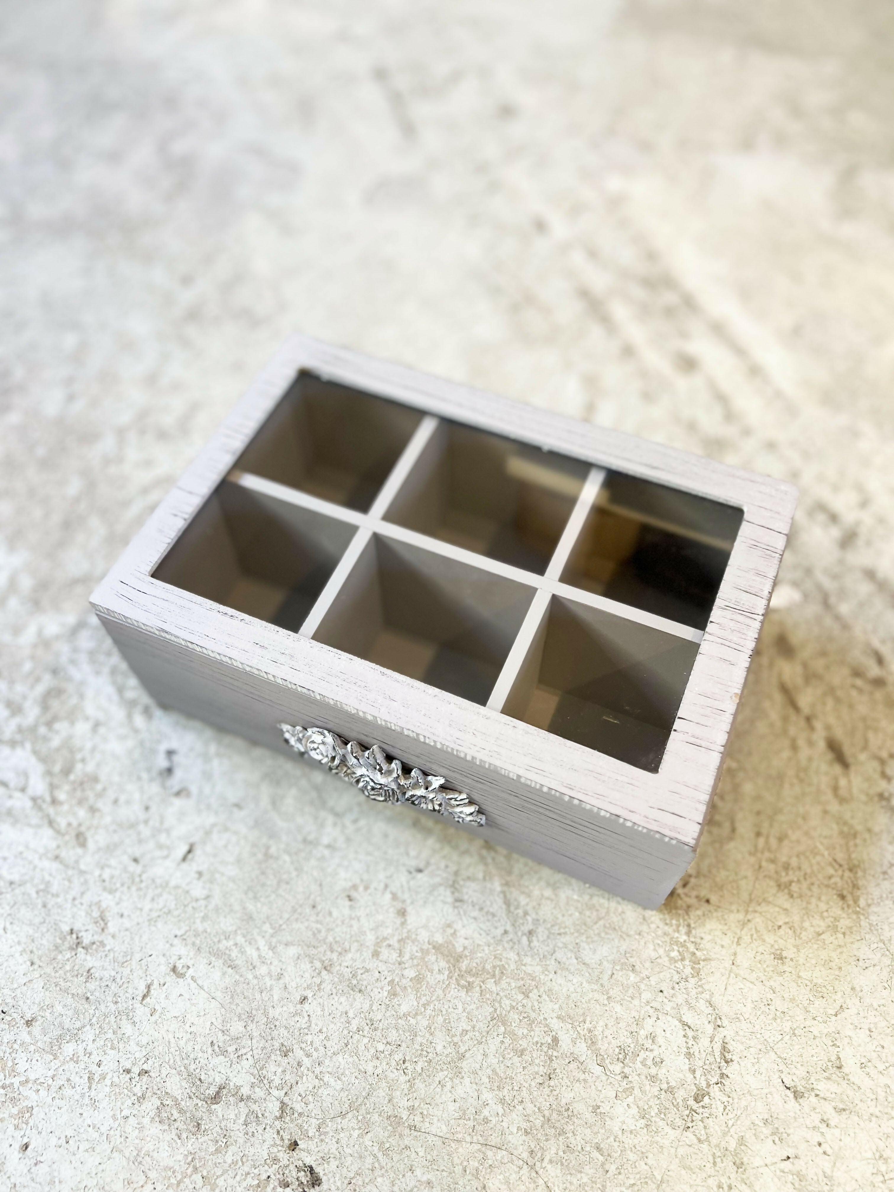 CAJA RECTANGULAR GRIS – BazarED.cl
