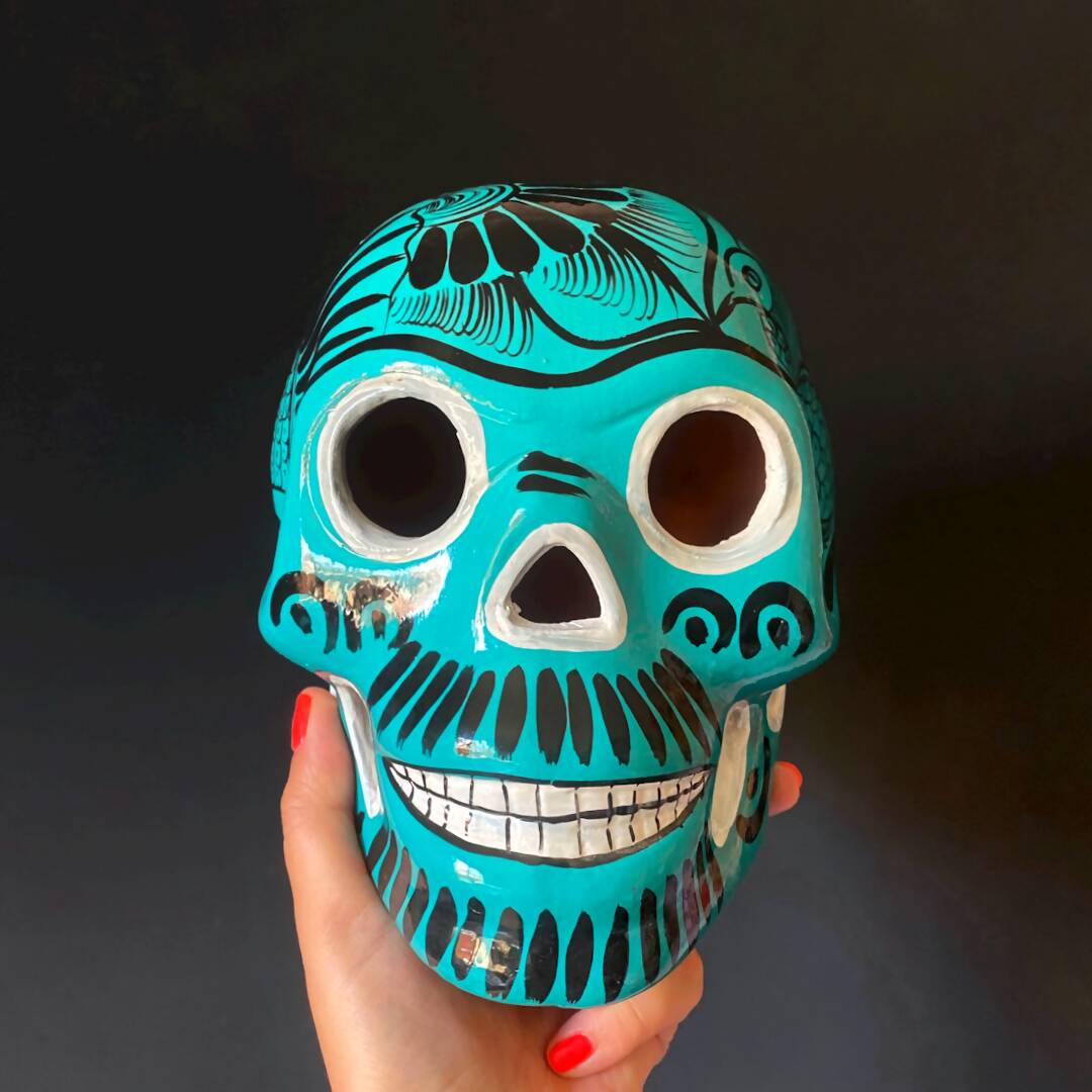 Calaca Mexicana Maxi Turquesa – BazarED.cl